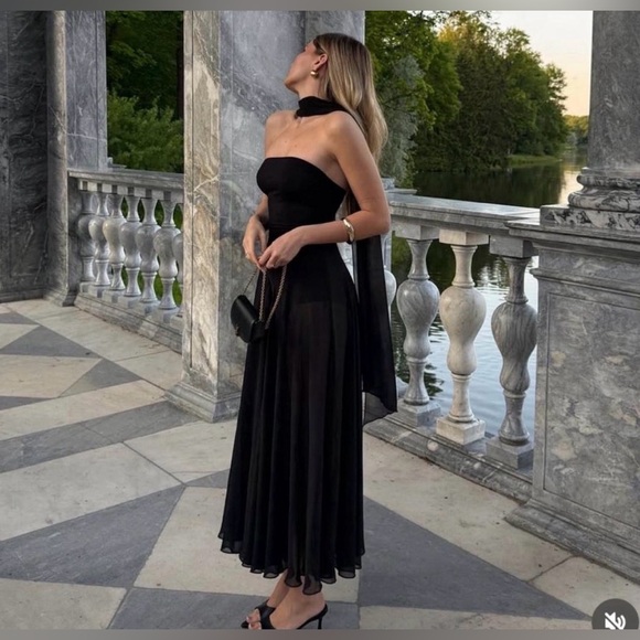 Zara | Dresses | Zara Transparent Combination Dress | Poshmark